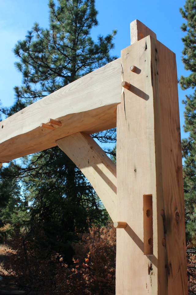 Timber Framing a North Idaho Cabin