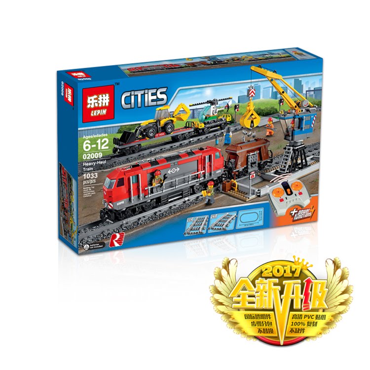 downtheblocks: Lepin 02009: City Heavy-Haul Train Preview
