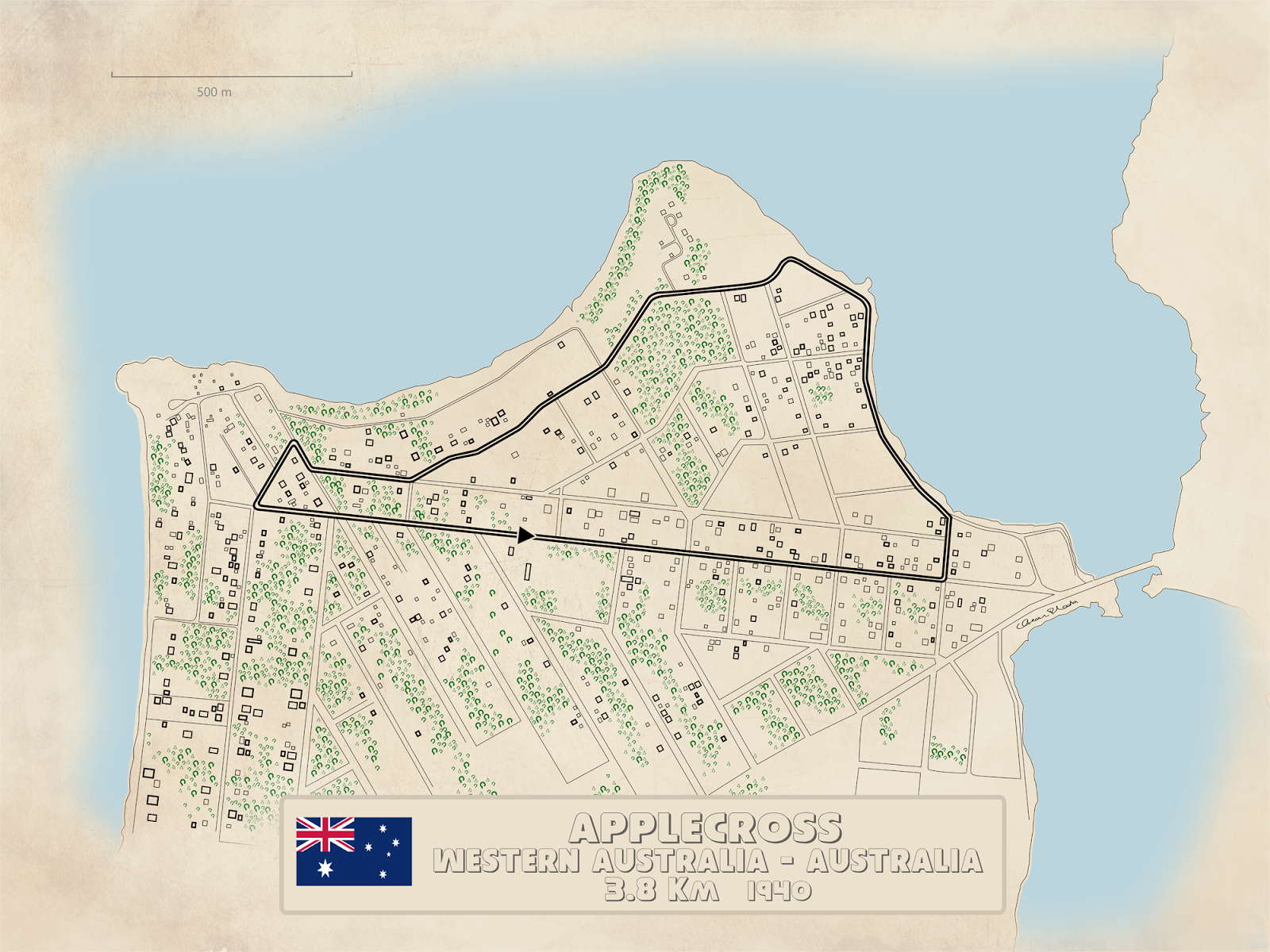 OscarPlada: Applecross 1940