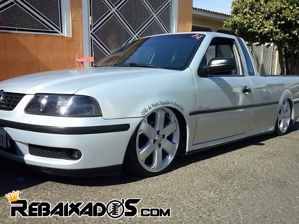 Saveiro G3 Com Rodas Track Field Aro 17 Na Fixa ! ~ Rebaixado'S