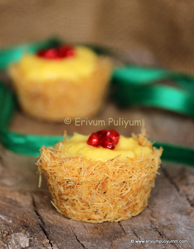 Erivum Puliyum: Semiya Custard Pudding | Vermicelli Custard Pudding ...