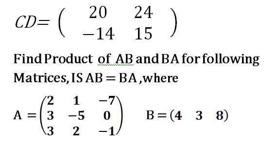 How to Multiply Two Matrices || Product of Two matrices ~ Simplifying ...