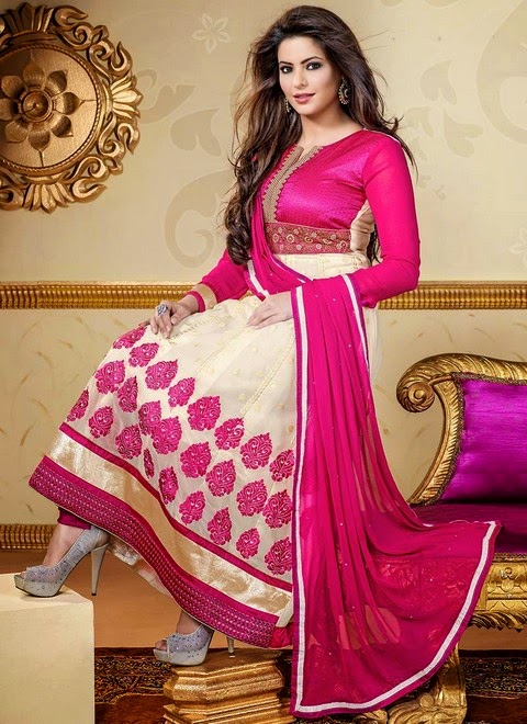 Floral Motif Suits | Floral Motif Shalwar Kameez Collection 2014-2015 ...