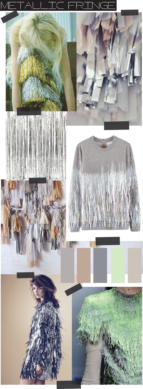 FASHION VIGNETTE: TRENDSPIRATION // METALLIC FRINGE