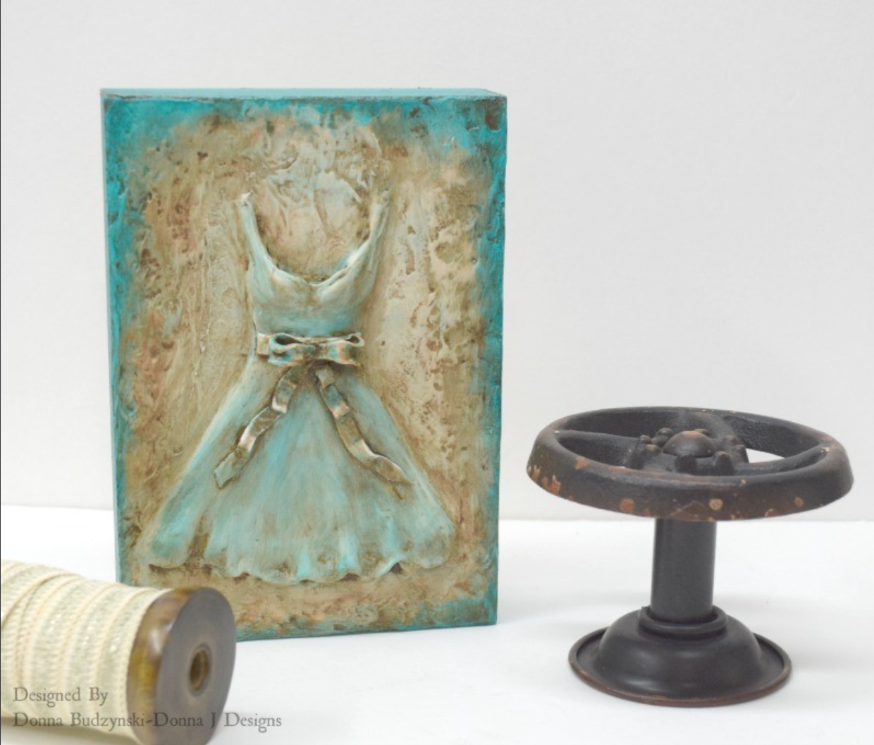 Sculpted Dress Decorative Panel