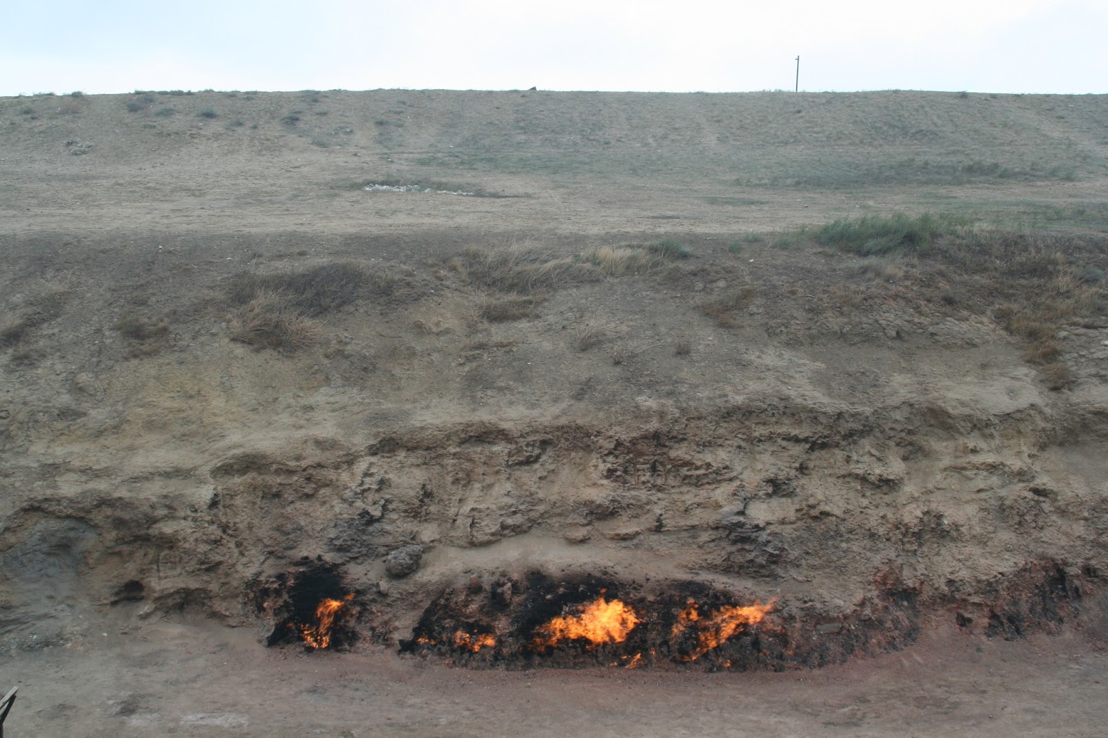 #850 Yanar Dag (Fire Mountain), Abseron Peninsula, Azerbaijan ...