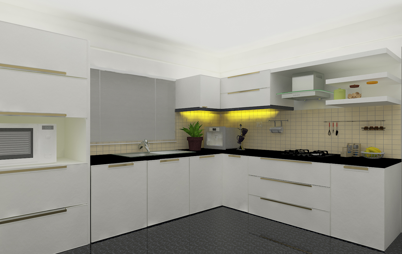 KITCHEN DESIGN (3DS MAX-VRAY RENDER)
