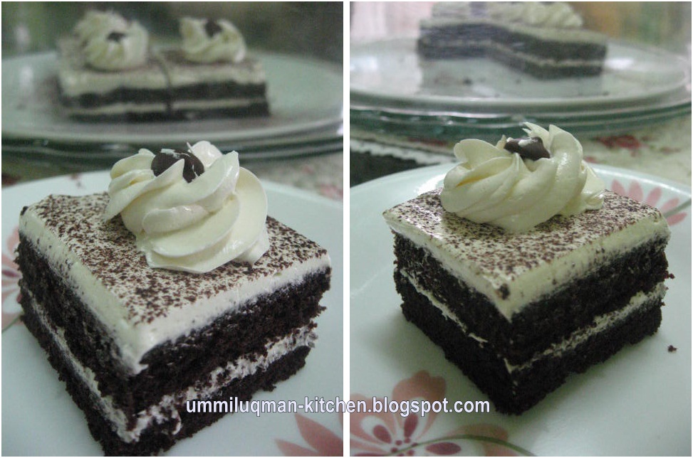 jom makan: chocolate slice cake