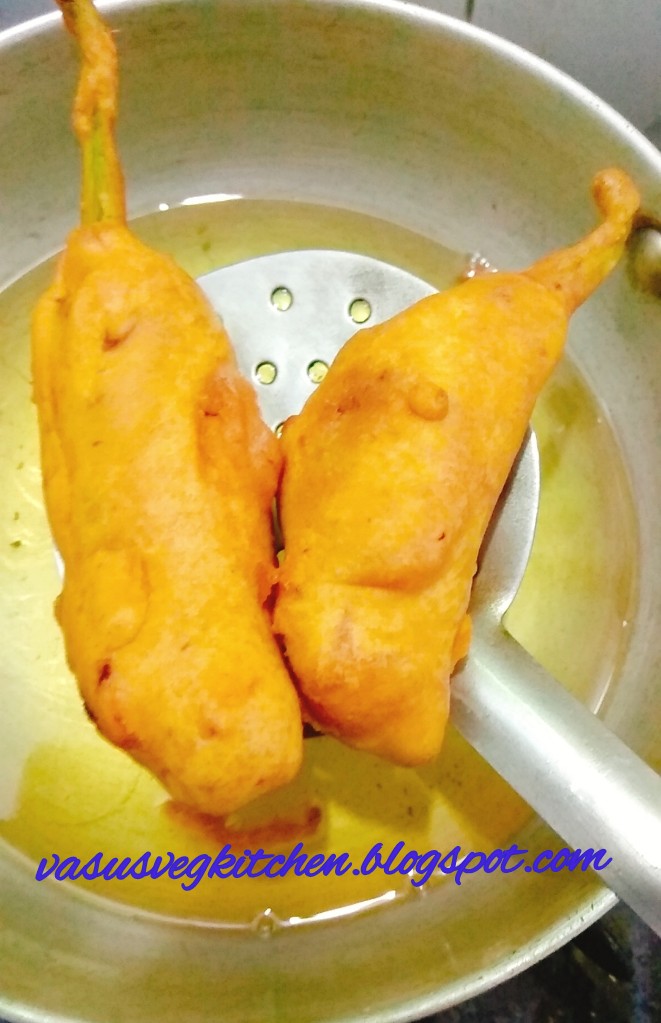 Vasusvegkitchen: Stuffed Mirchi Bajji, Mirapakaya bajji, Andhra style ...