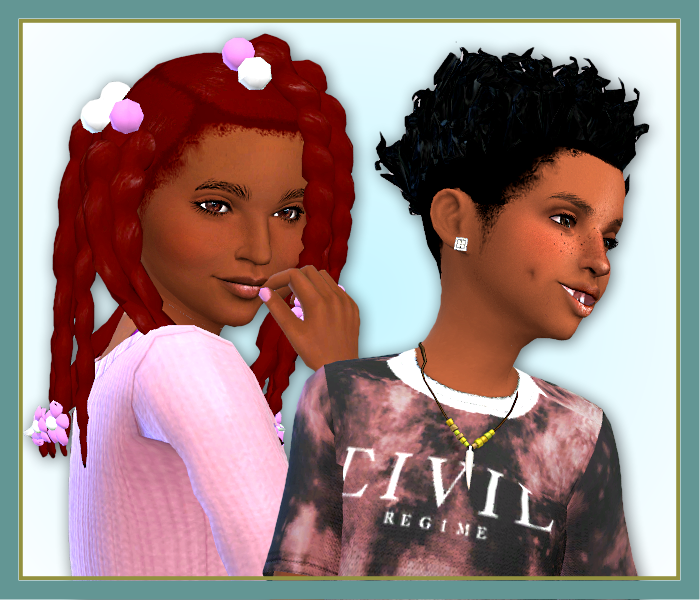 The Black Simmer: B-D-B Hair Edges by Blewis50