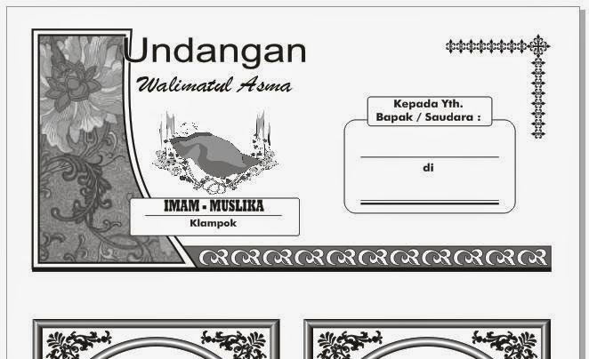 Contoh Undangan Pernikahan Fotocopy - Download Contoh Lengkap Gratis ️