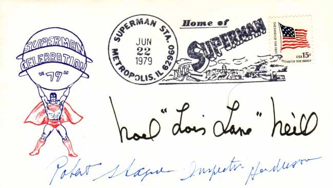 Comic FDC: Superman Goes Postal