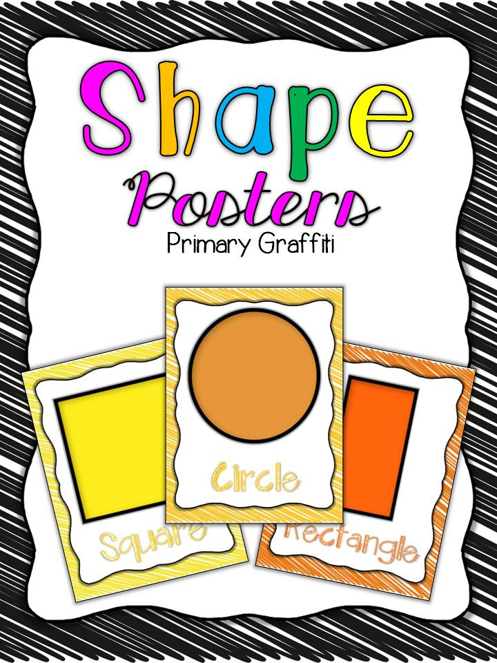 Primary Graffiti: Shape Friends (Posters and Poems)
