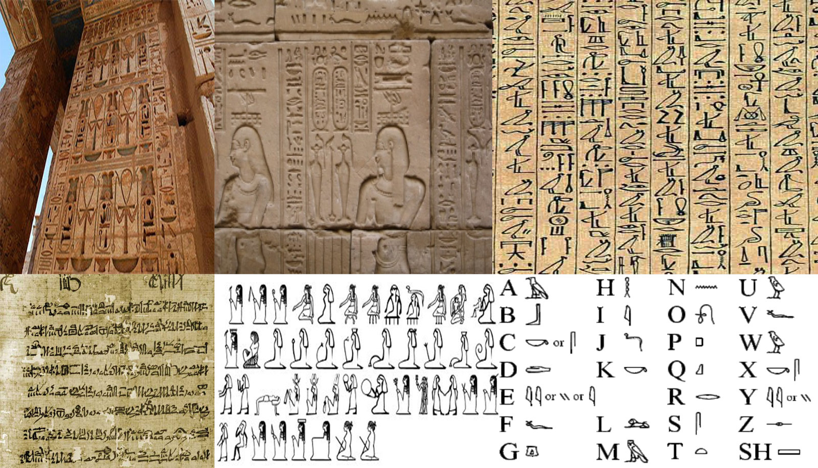 Literatura Egipcia: ESCRITURA