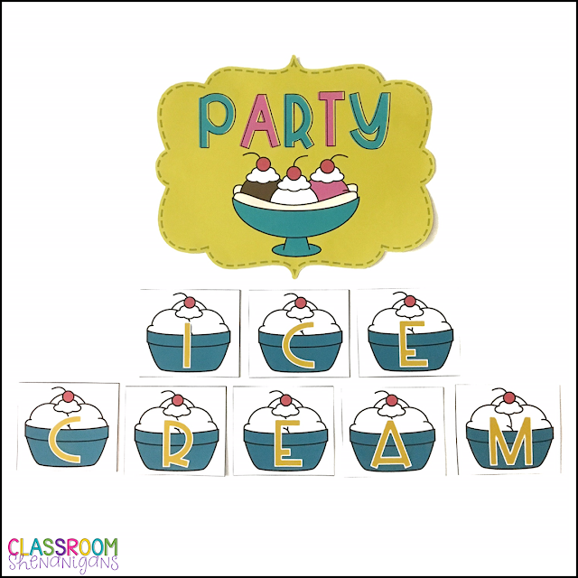End of the Year Ice Cream Party Behavior Incentive {FREEBIE ...
