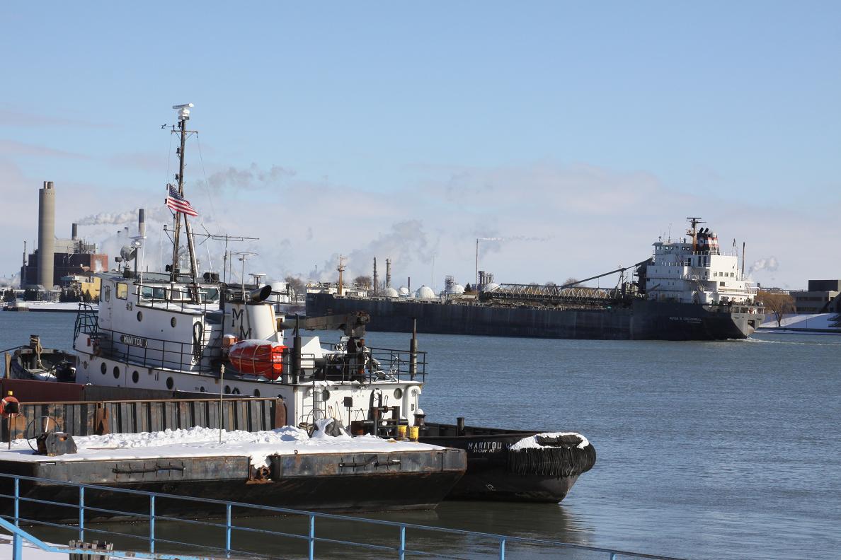 Michigan Exposures: My First Ship of the Year - The Peter R. Cresswell