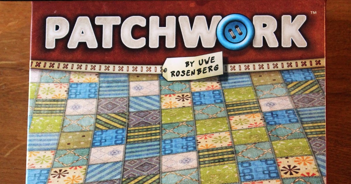Random Nerdery: Cardboard - Patchwork board game review