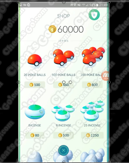 Pokemon Go Cheats - English walls