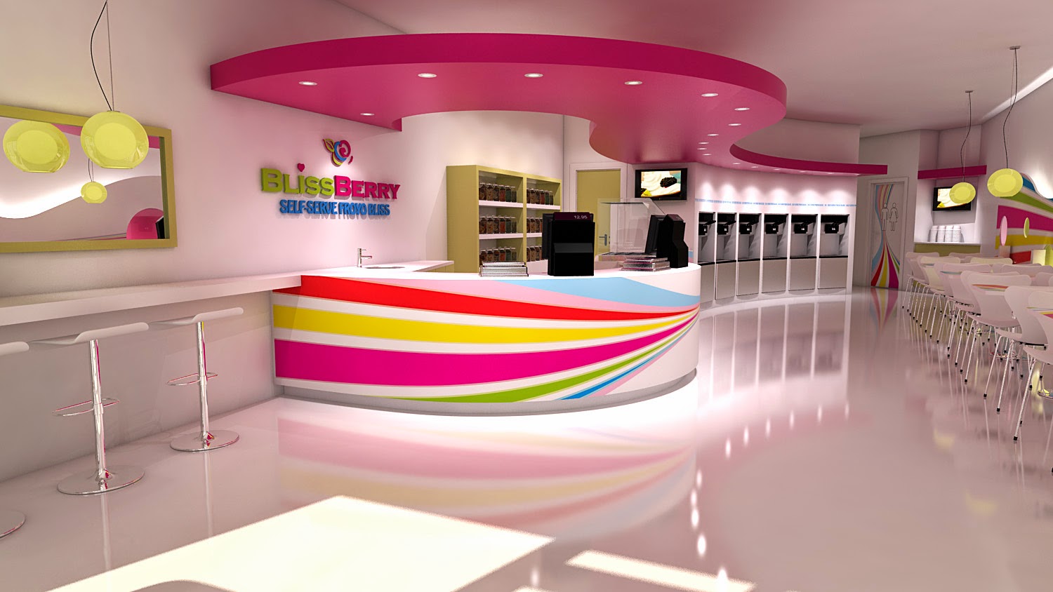 Frozen yogurt hakkında bilmek istediğiniz herşey: Frozen yogurt stand ...