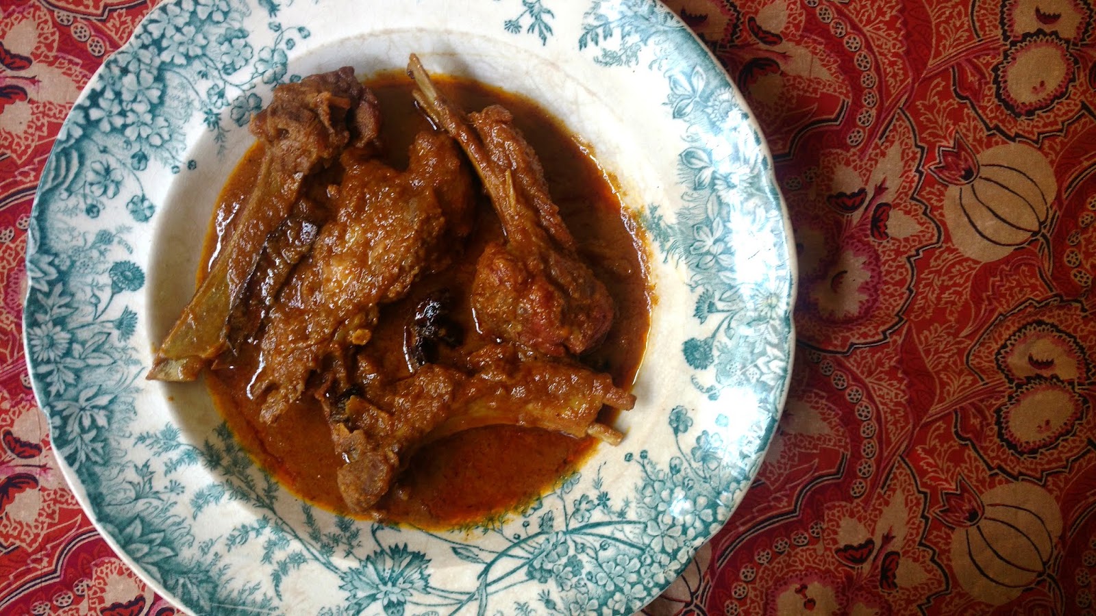 euphoRHEA: Mutton Chops in Kolhapuri Masala