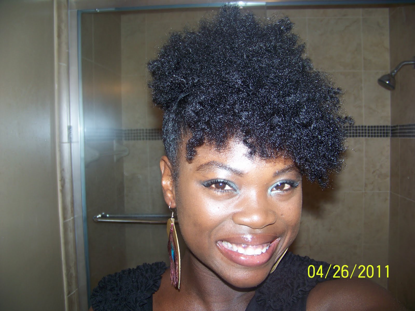 All Things O'Natural: Funky Punk Updo..The Elegant Version