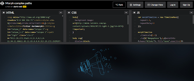 codepen hazır kod yazma sitesi