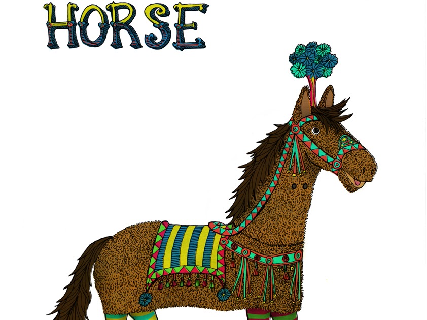 ALEXIA TUCKER ILLUSTRATION: Pantomime Horse