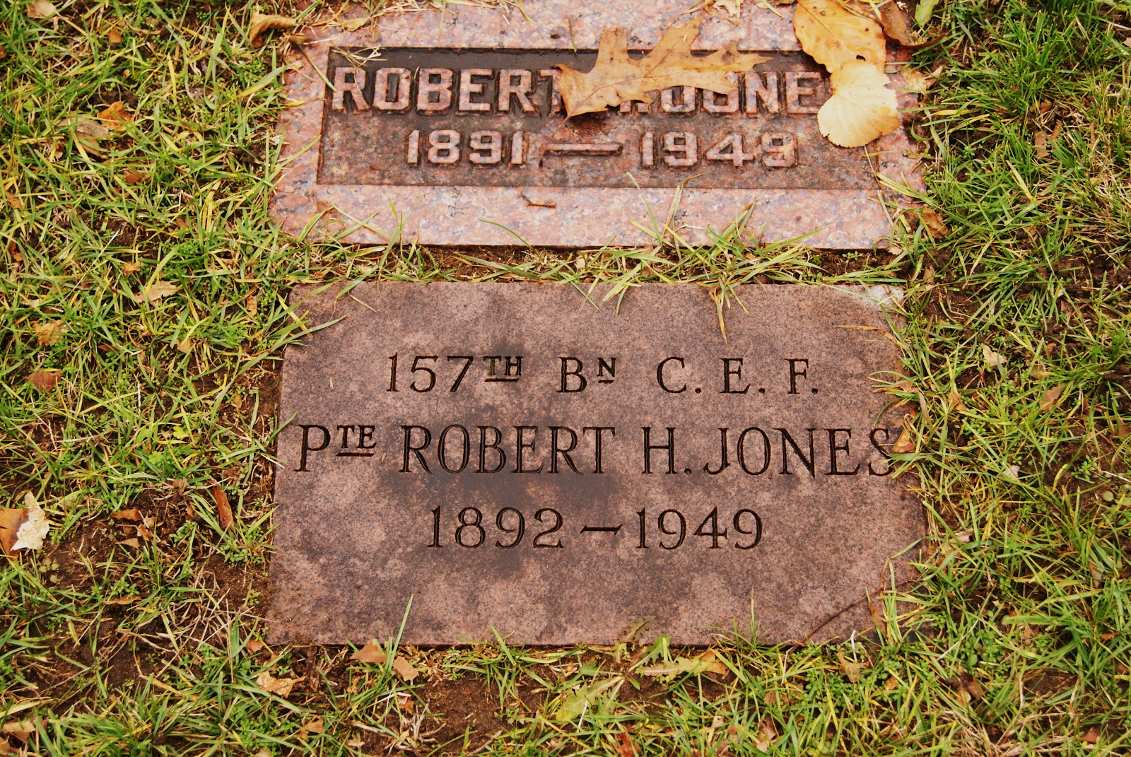 WWI Forgotten Canadian Heroes - Lest We Forget: Private Robert Henry Jones