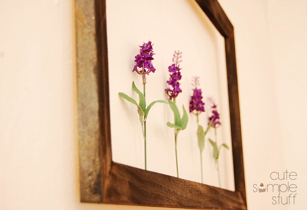 Home Décor: Wall Frame with Flowers | DIY