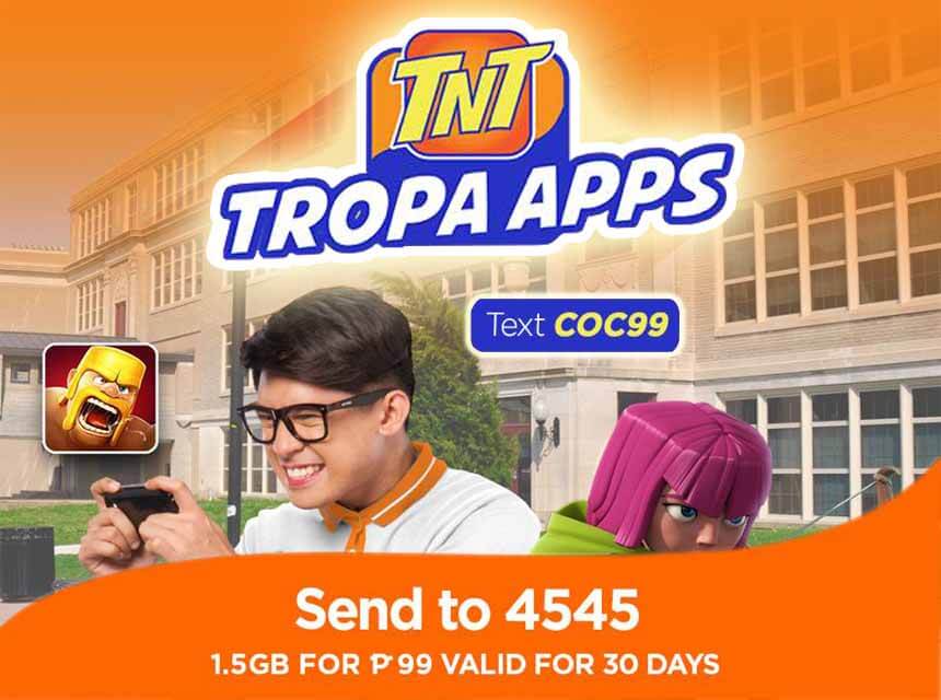 Talk N Text COC 99 Promo – 30 Days Clash of Clans App Access