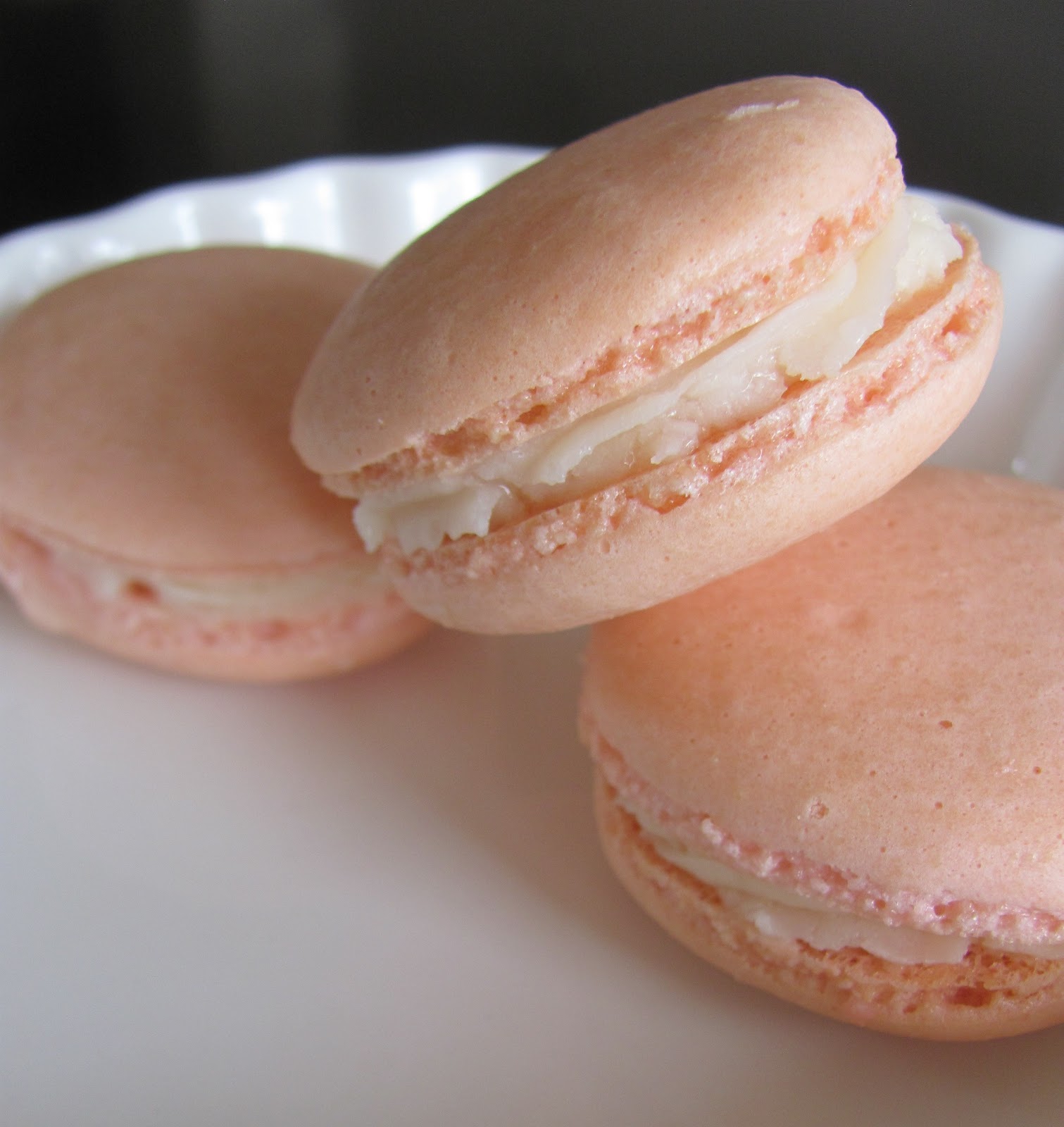 Rose Lychee Macaron