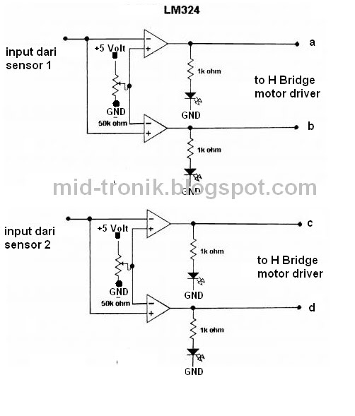 21+ Skema Rangkaian Robot Line Follower
