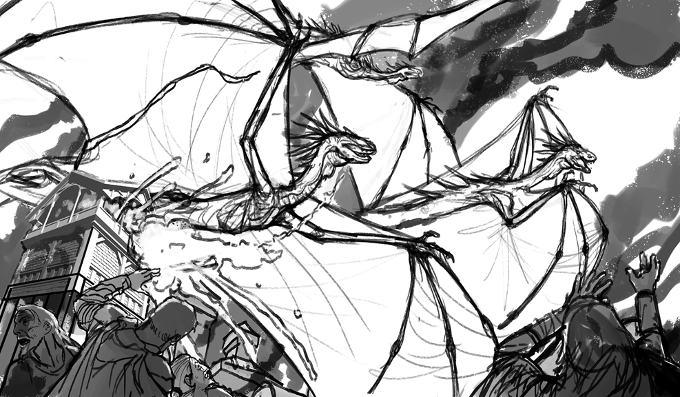 The DOODLES, DESIGNS, and aRT of CHRISTOPHER BURDETT: The Three Dragons ...