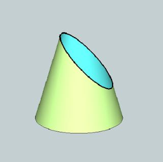 David's Blog: Ellipse by Conical Section