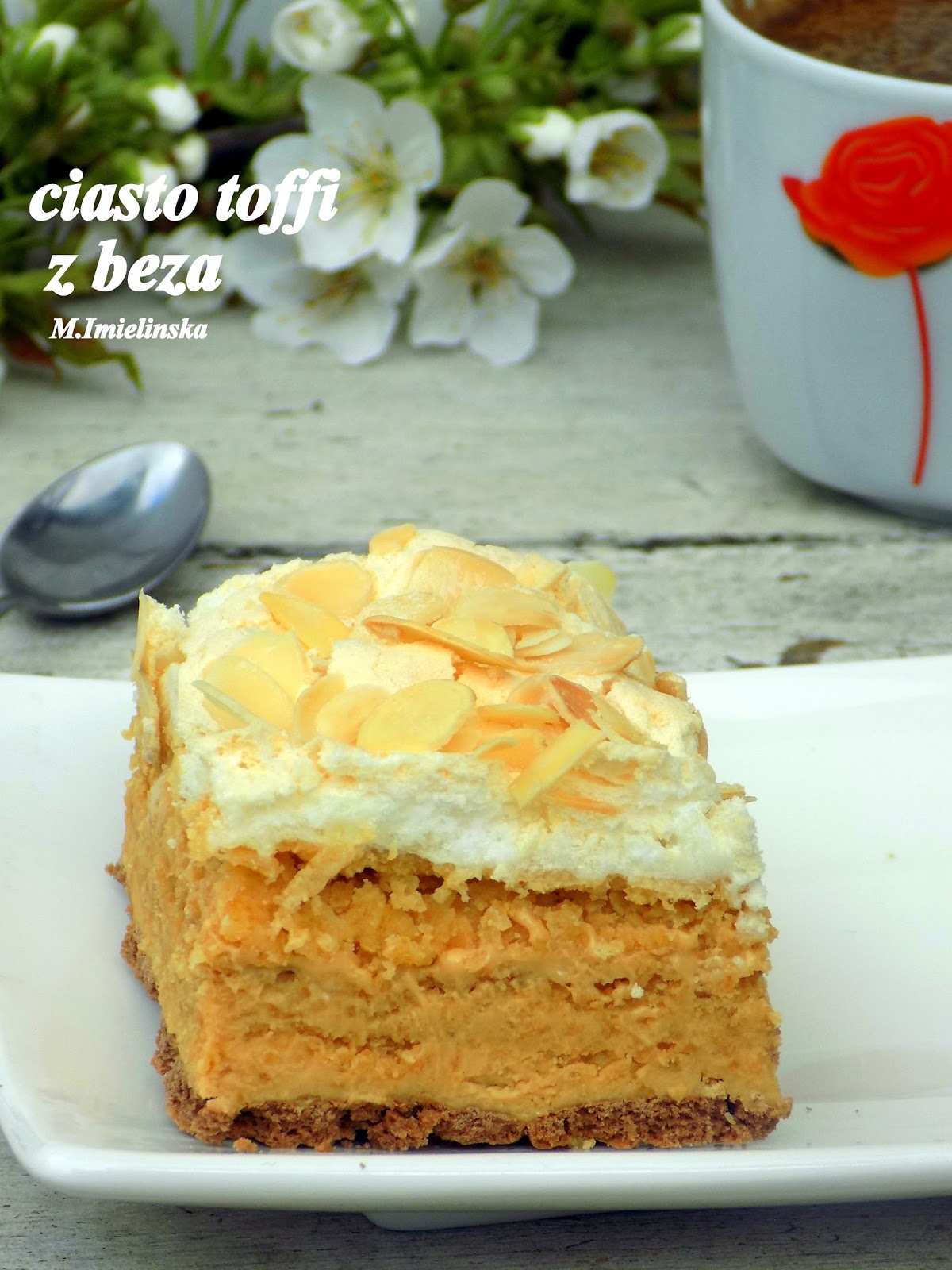 Domowa Cukierenka : ciasto toffi z bezą