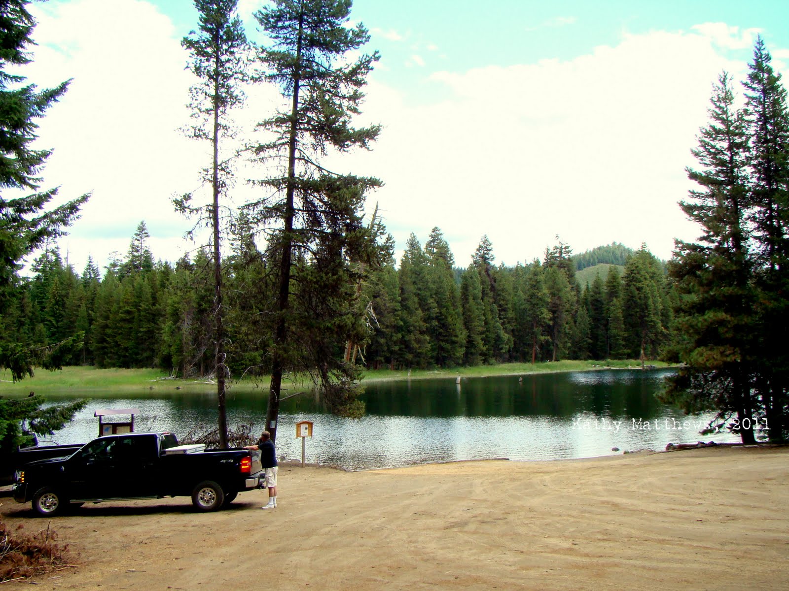 Central Oregon: Crane Prairie Reservoir: Browns Mountain Boat Landing