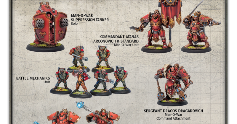 Tabletop Fix: Privateer Press - New Releases