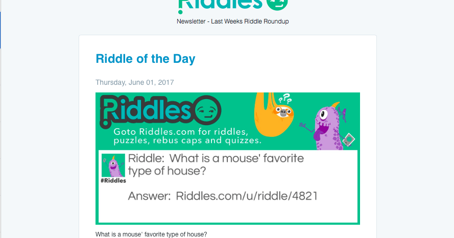 RIDDLES BLOG: Weekly Riddles 🤔 Challenge