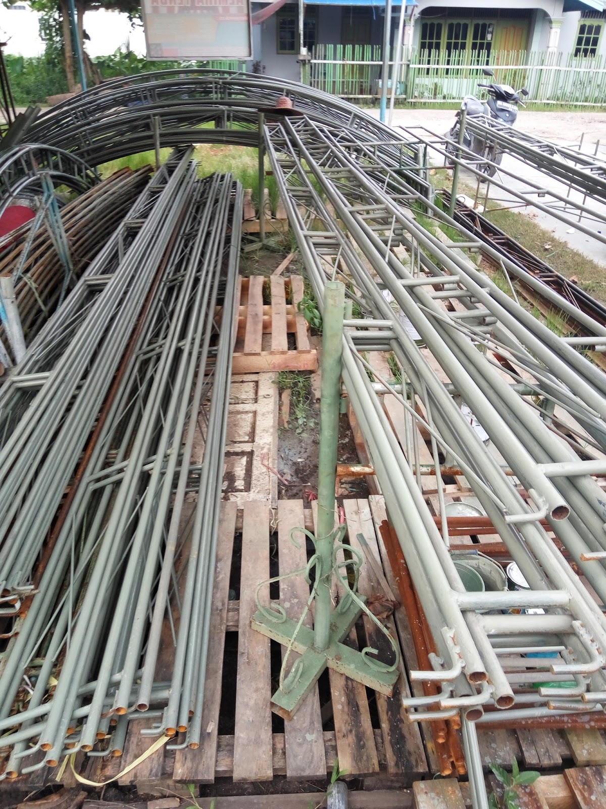 Pembuatan Tenda untuk bisnis sewa tenda