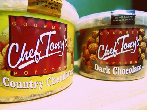 the seasoned first timer: Chef Tony's Popcorn: My Tub of Happiness