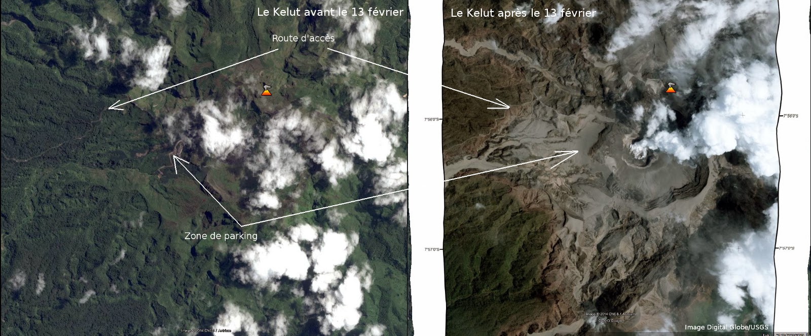 Culture Volcan: Le point sur le Kelut (Kelud) et le Sinabung