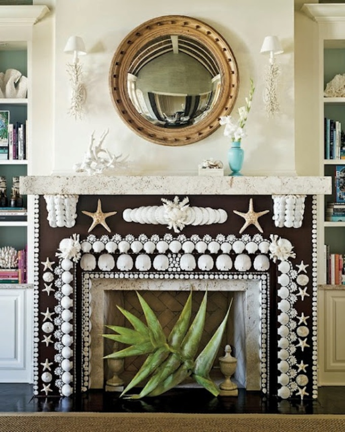 ciao! newport beach: decorating with sea shells
