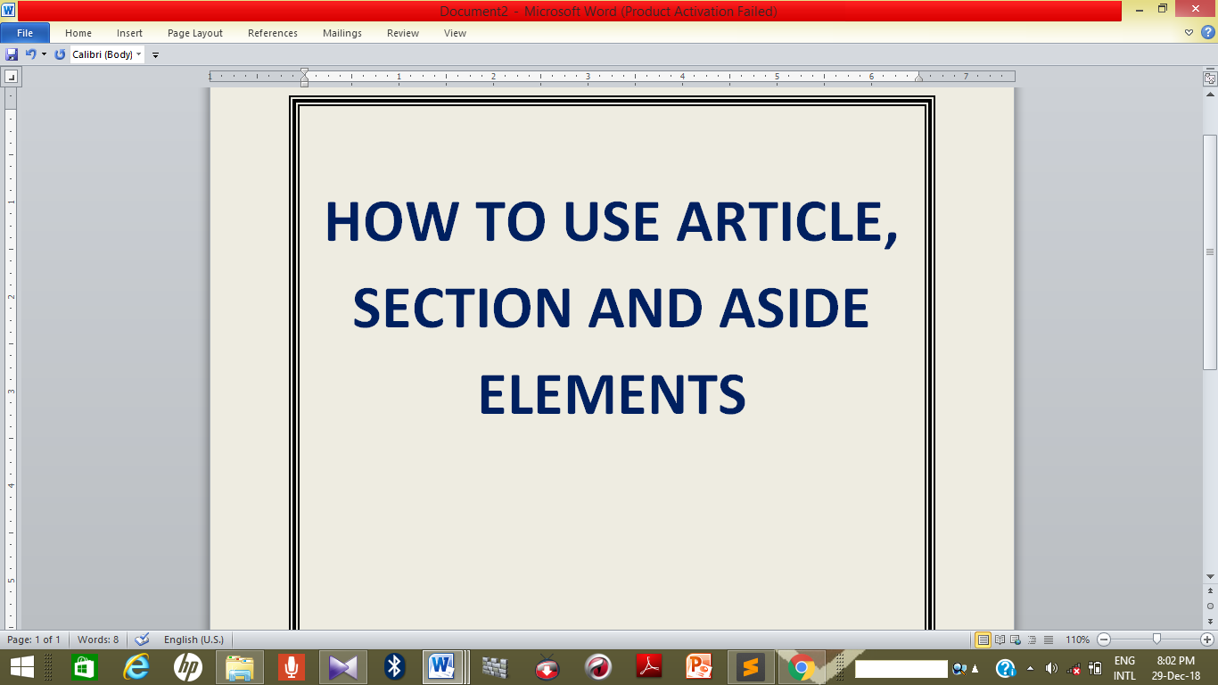 HOW TO USE ARTICLE, SECTION AND ASIDE ELEMENTS - BEGINNERS' CODING HOME