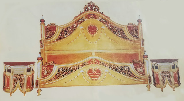 Modern Chinioti Bed Set Designs in Catalogue Collection - Peshawar ...