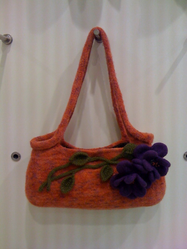 ELENA CAMERINI BAG's: Original Hand made- felted bag! Must see!!!