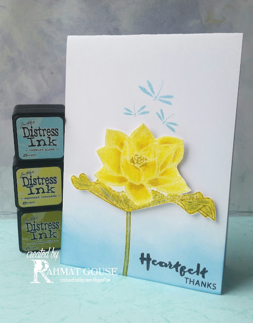 RG.CCC: Water coloring with distress inks