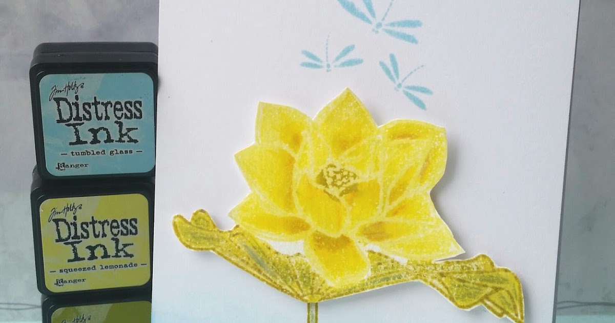 RG.CCC: Water coloring with distress inks