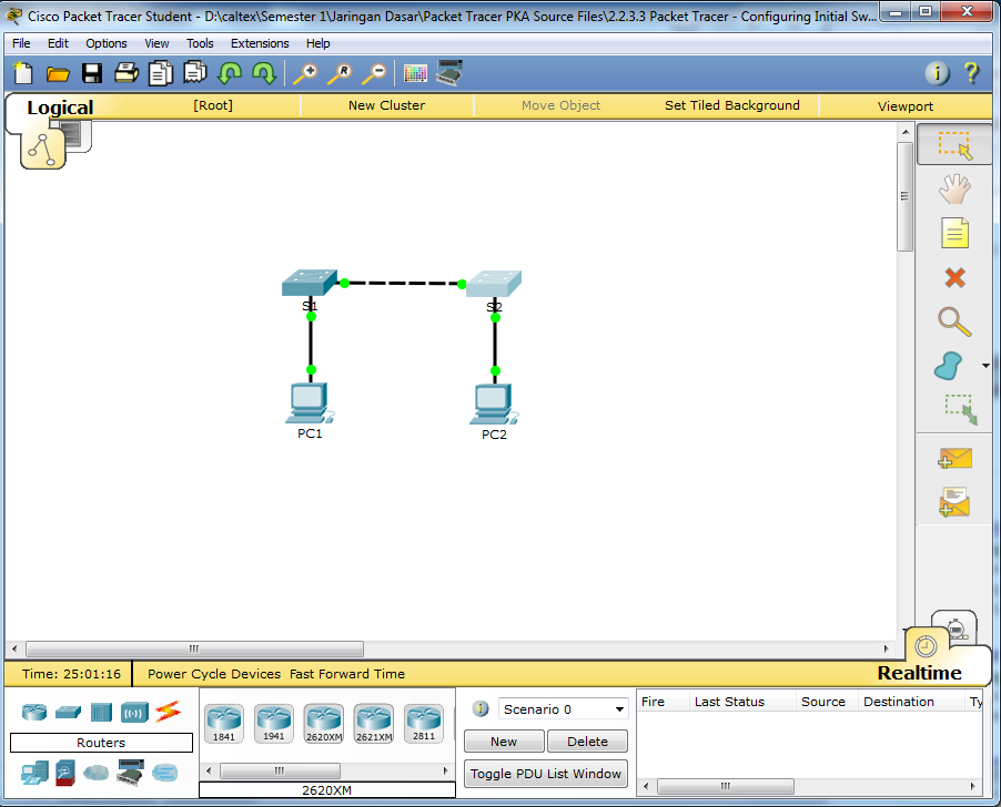 2.2.3.3 Packet Tracer - Configuring Initial Switch Settings - Belajar ...