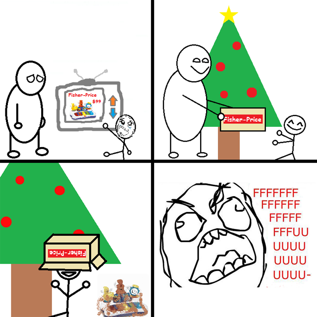 x mas gift - troll face comics