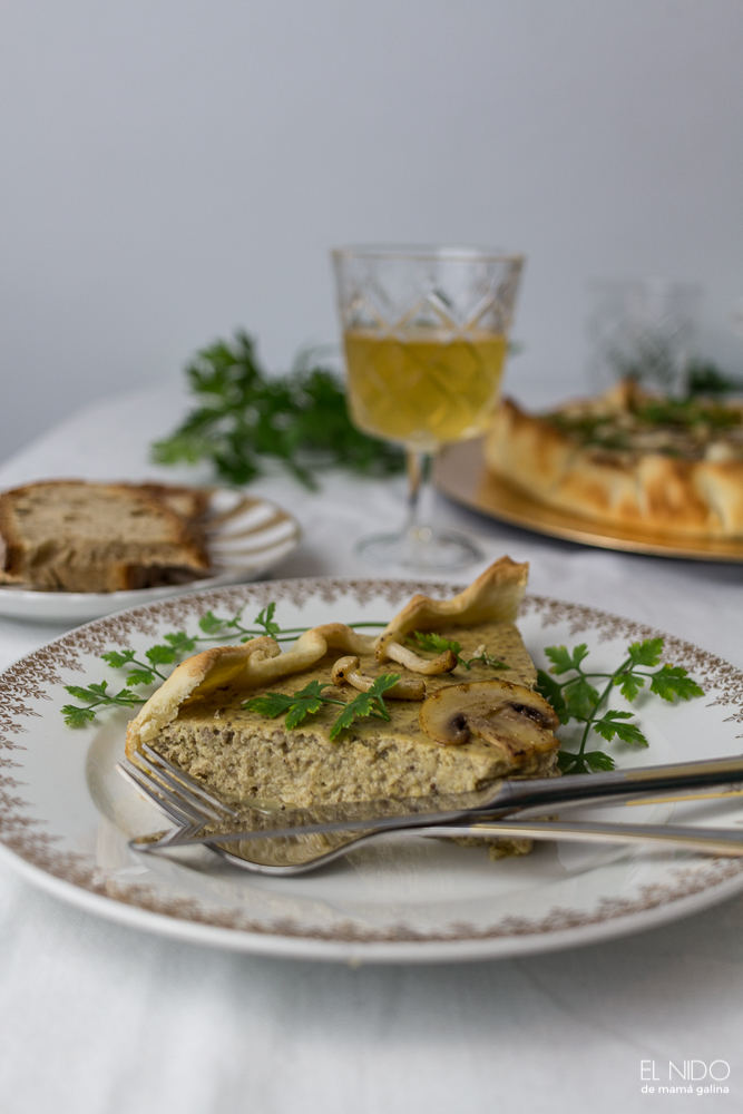 CHEESECAKE DE SETAS / EL nido DE MAMÁ GALLINA